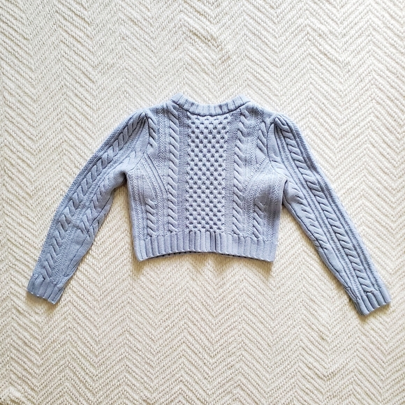 Milly | Sweaters | Milly Cropped Cable Sweater | Poshmark